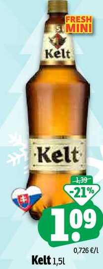 ARCHIV | Kelt 1,5l v akcii platné do: 31.12.2021 | Zlacnene.sk