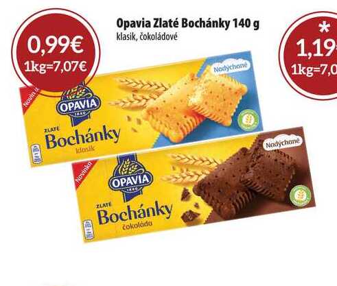ARCHIV | Opavia Zlaté Bochánky 140 g v akcii platné do: 31.12.2021 ...