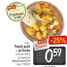 Teplý pult - prílohy 100 g v akcii | Zlacnene.sk