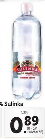 Sulinka 1,25 l v akcii | Zlacnene.sk