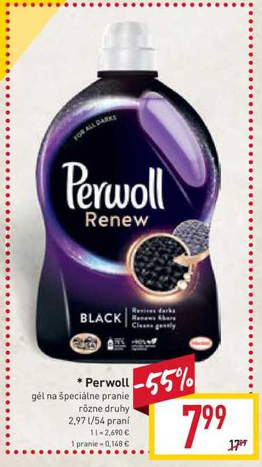 Perwoll 54 pracích dávok v akcii | Zlacnene.sk
