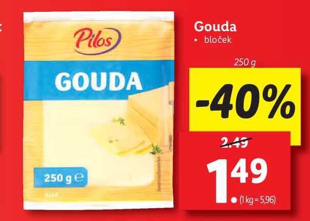 ARCHIV | Tesco gouda bez laktózy, 150 g v akcii platné do: 5.4.2022 ...