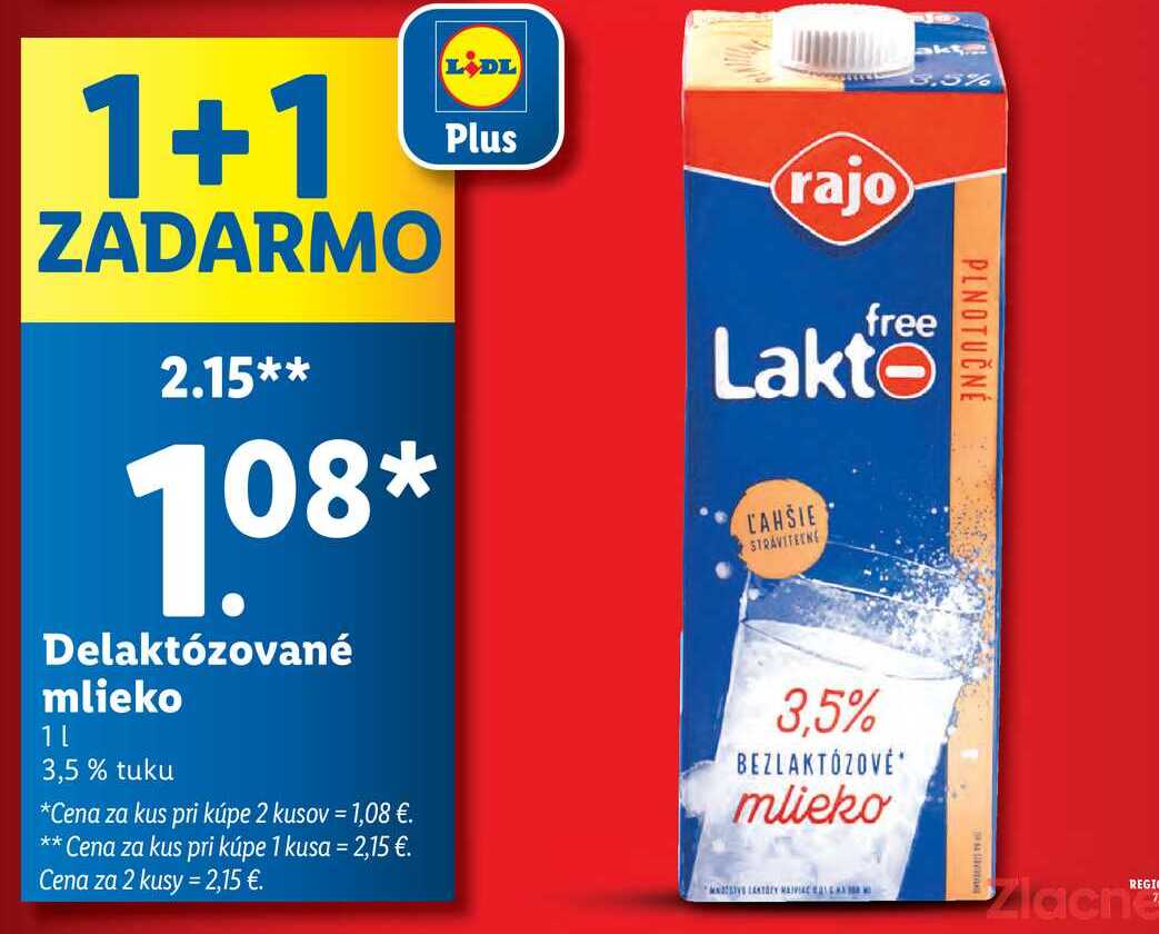 Tesco mlieko 1,5 %, 1 l v akcii | Zlacnene.sk