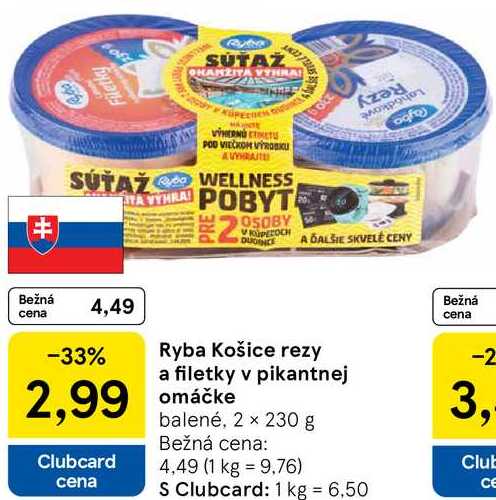 ARCHIV | Ryba Košice rezy a filetky v pikantnej omáčke, 2x 230 g v ...